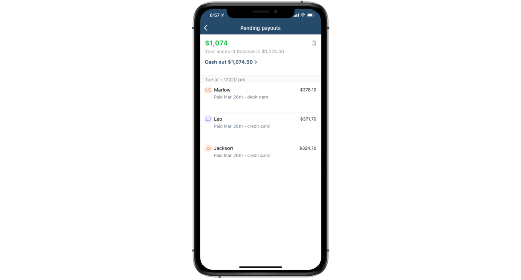 Instant Payout