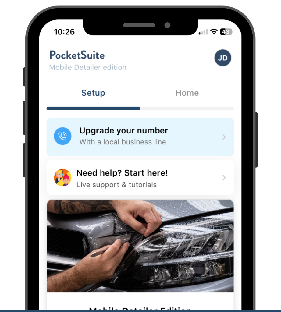 Mobile Detailing Software