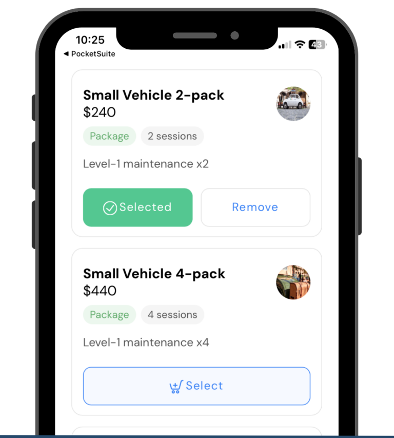 Mobile Detailing Software
